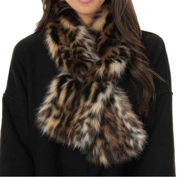 Fabulous Furs | Accessories | Fabulous Furs Gray Faux Fur Scarf | Poshmark